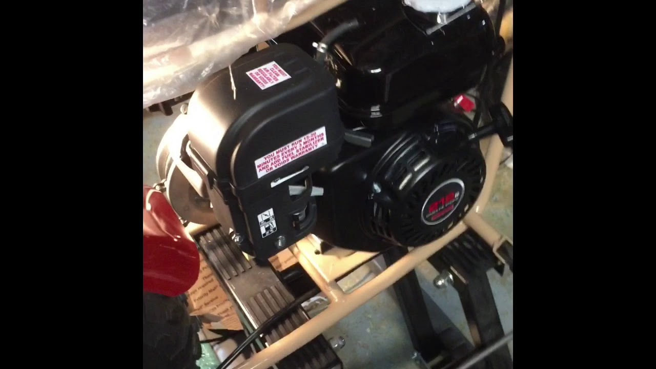 Installing The Predator 212 Hemi On The Coleman CT 200U Frame - YouTube