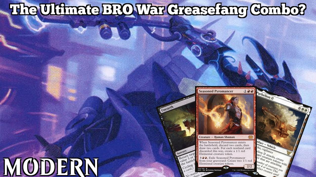 The Ultimate BRO War Greasefang Combo? | Mardu Greasefang | Modern ...