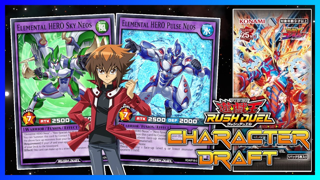 A BRAND NEW HERO!! | Rush Duel Character Draft 39 - YouTube