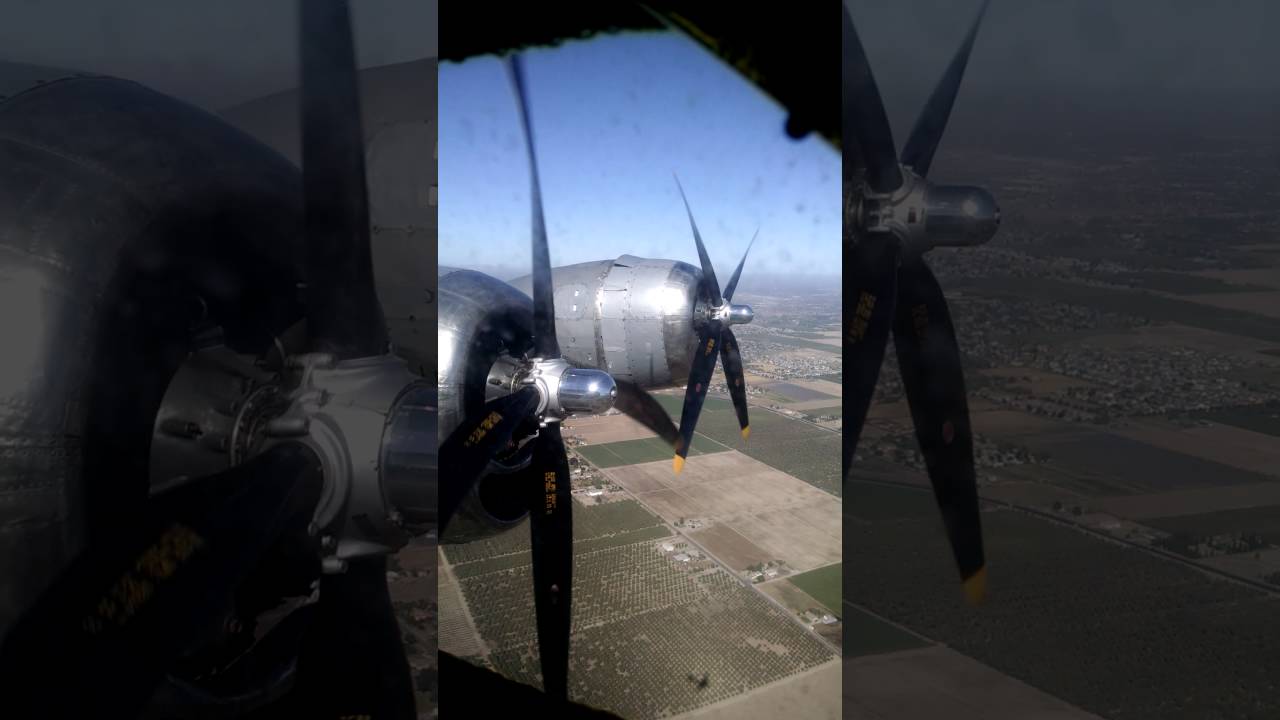 B-29 FIFI navigator's view - YouTube