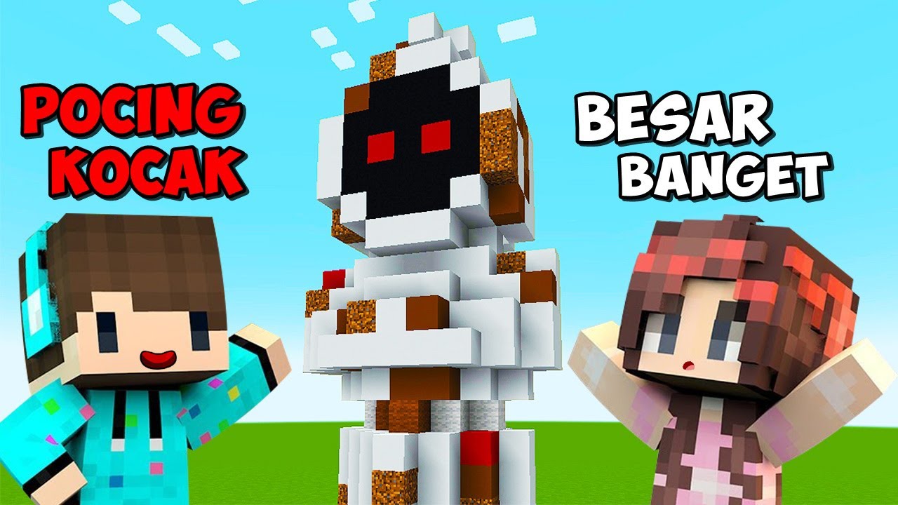 BUILD BATTLE BUCIN MINECRAFT TEMA HANTU INDONESIA !! AKU PASTI MENANG ...
