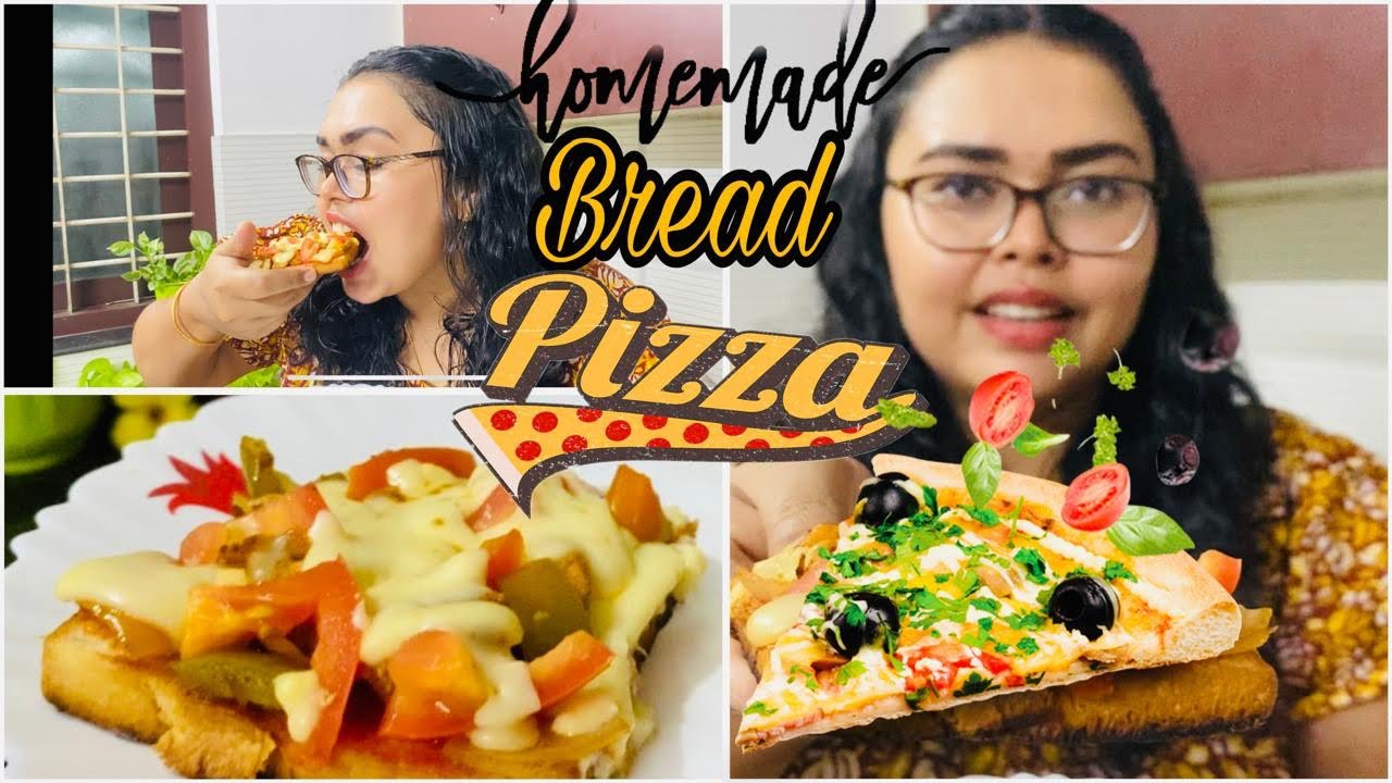 Easy Bread pizza recipe 🍕😋/ Homemade Bread pizza #recipe #pizza #breadpizza #food #trending # ...