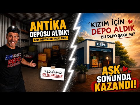 KIZIM İÇİN DEPO ALDİK BU DEPO ŞAKA MI ? / ANTİKA DEPOSU AYI KURTARDI / EN İYİ ÜRÜNLER 