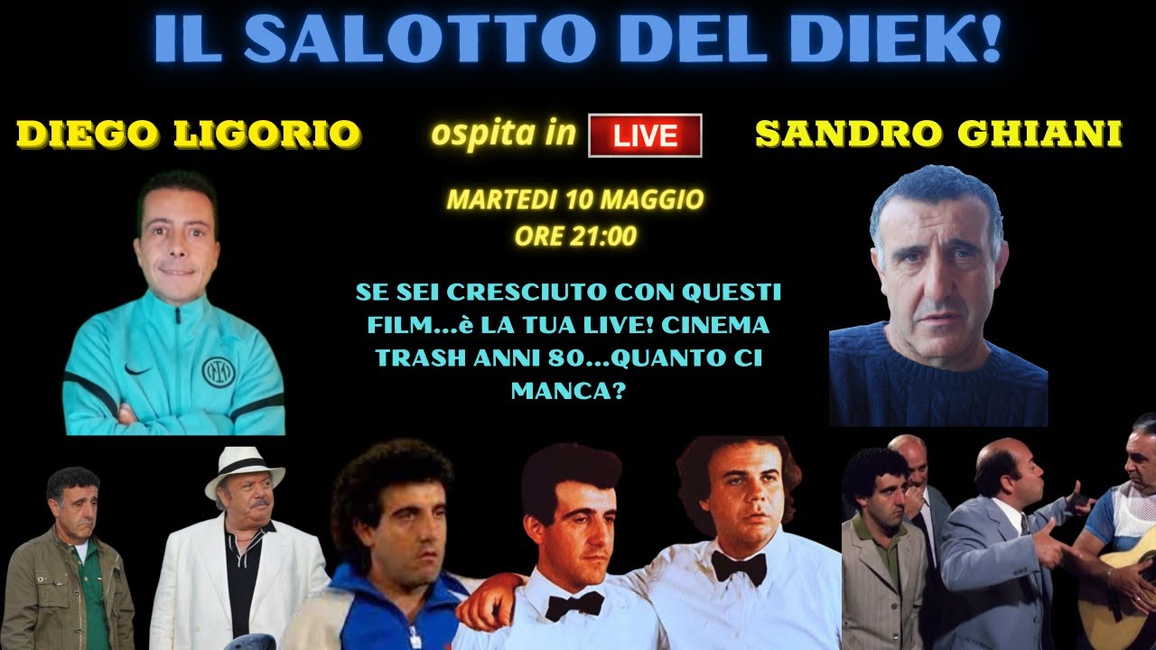 CI SIAMO!!IL DIEK(COMMISSARIO AURICCHIO) E IL GRANDE SANDRO GHIANI (DE ...