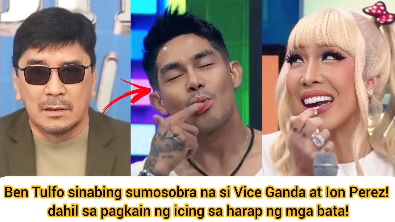 Ben Tulfo sinabihang sumosobra na si Vice Ganda at Ion Perez! - YouTube