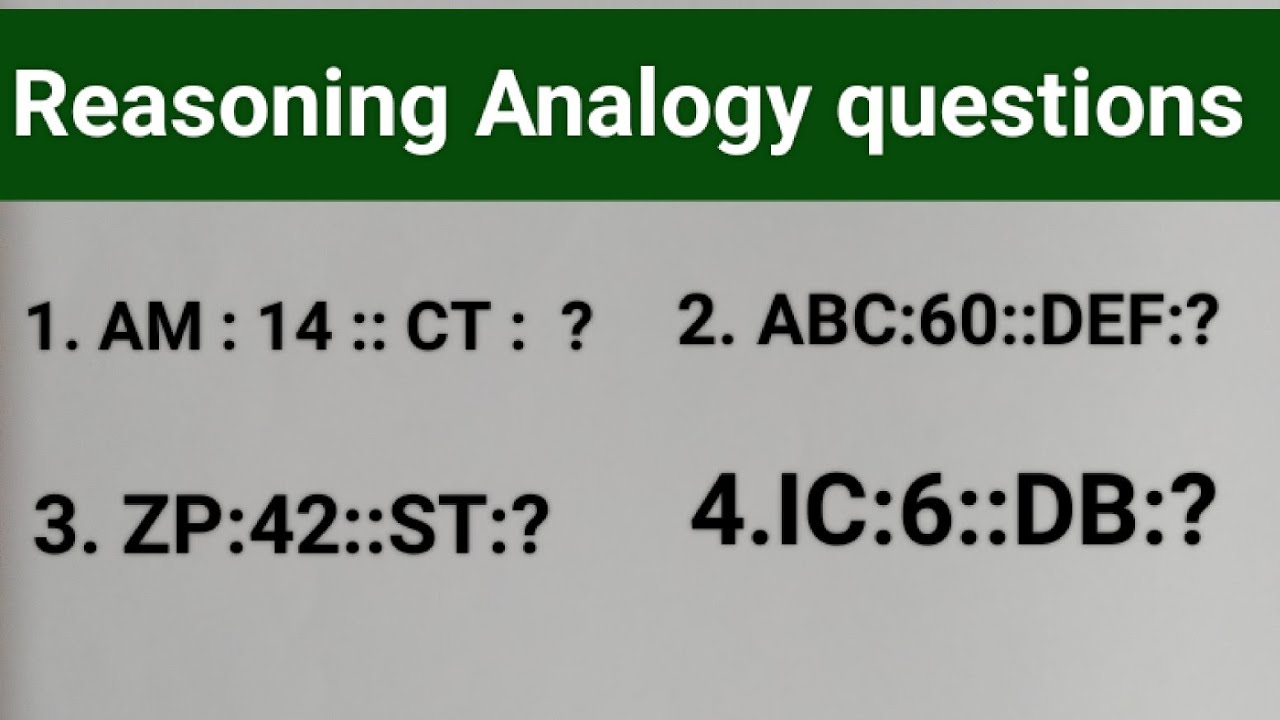 Analogy reasoning tricks || Reasoning classes || Number Analogy ...