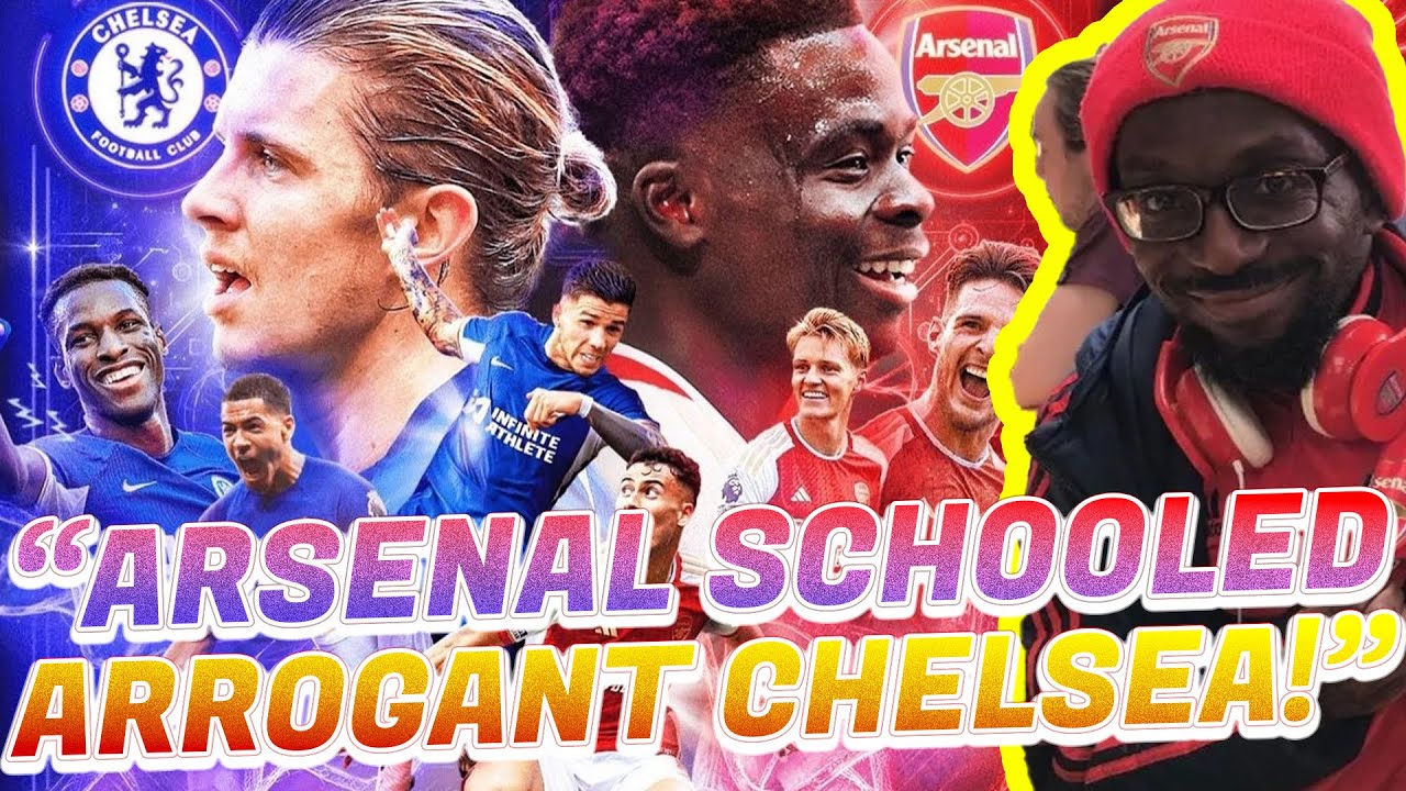 🚨Arsenal fan TY says "Arsenal taught ARROGANT CHELSEA a LESSON‼️" FT ...