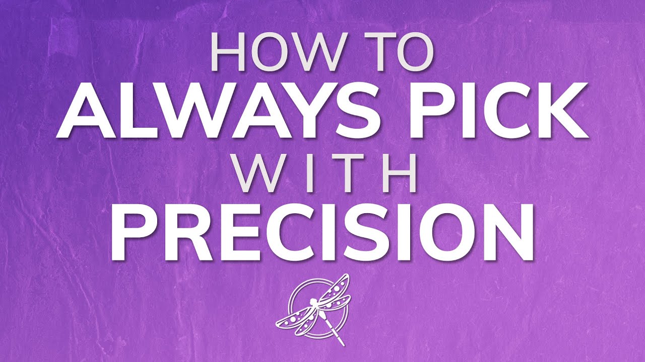 How to always Pick with Precision - with the Take your Pick Tool. - YouTube