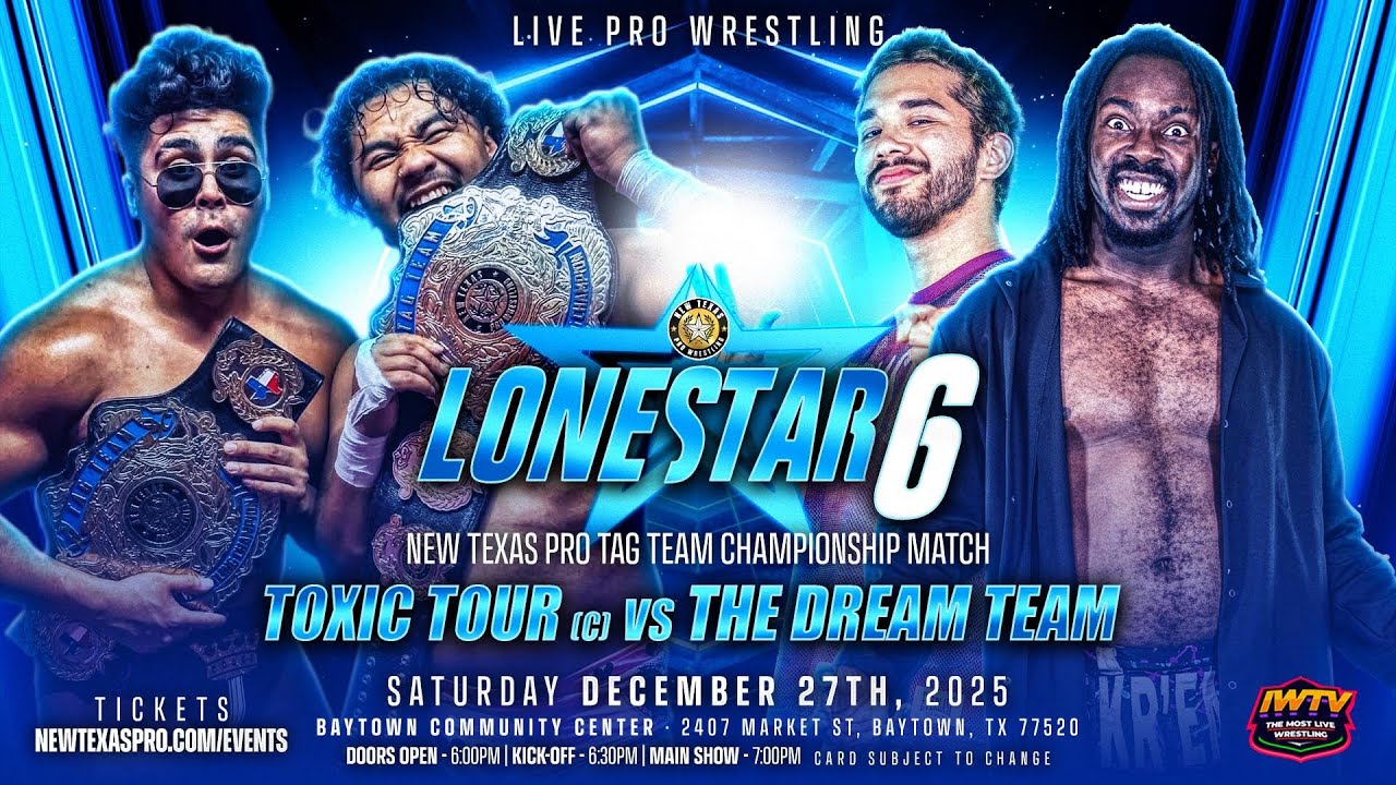 New Texas Pro Wrestling presents: Lonestar 6 Kickoff - YouTube