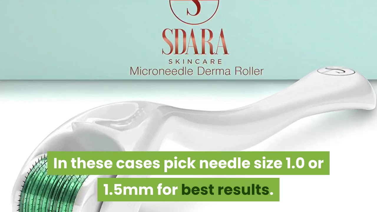 What size Derma Roller Cosmetic should use on face? - YouTube
