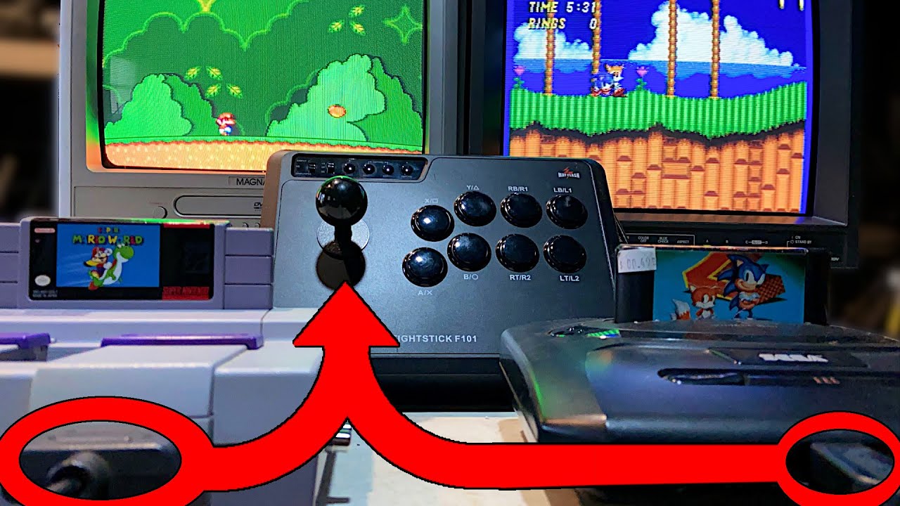 Two Consoles One Controller: Playing Mario & Sonic @ the Same Time ...