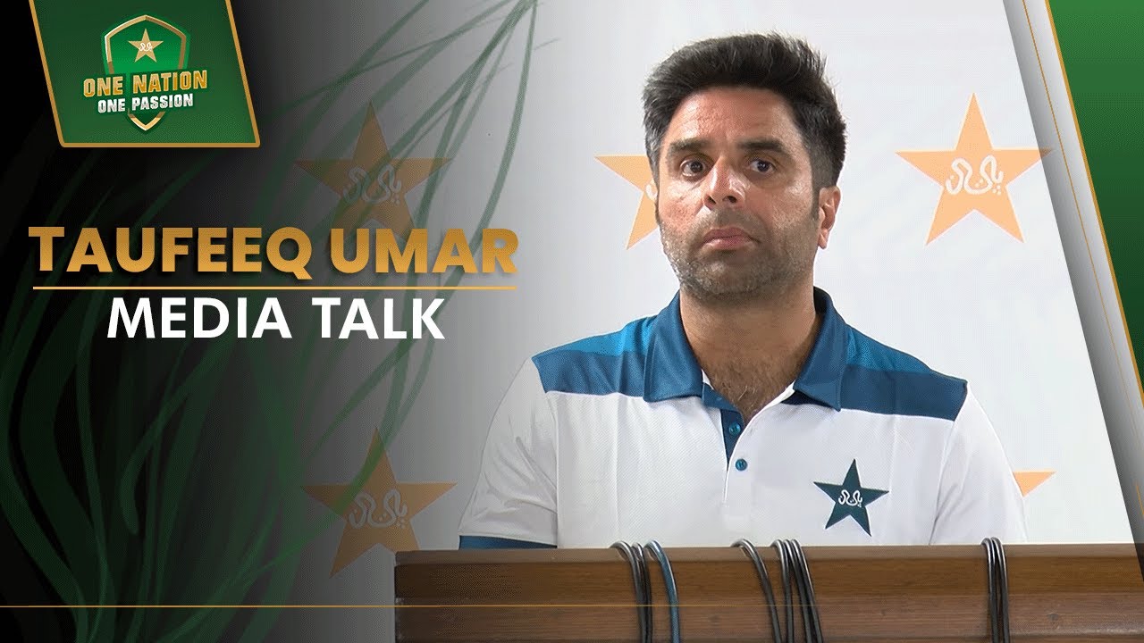 Pakistan Women's Batting Coach Taufeeq Umar Media Talk | PCB | MA2L - YouTube