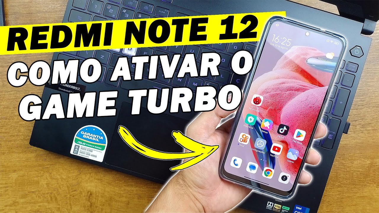 COMO ATIVAR O GAME TURBO DO REDMI NOTE 12 - YouTube