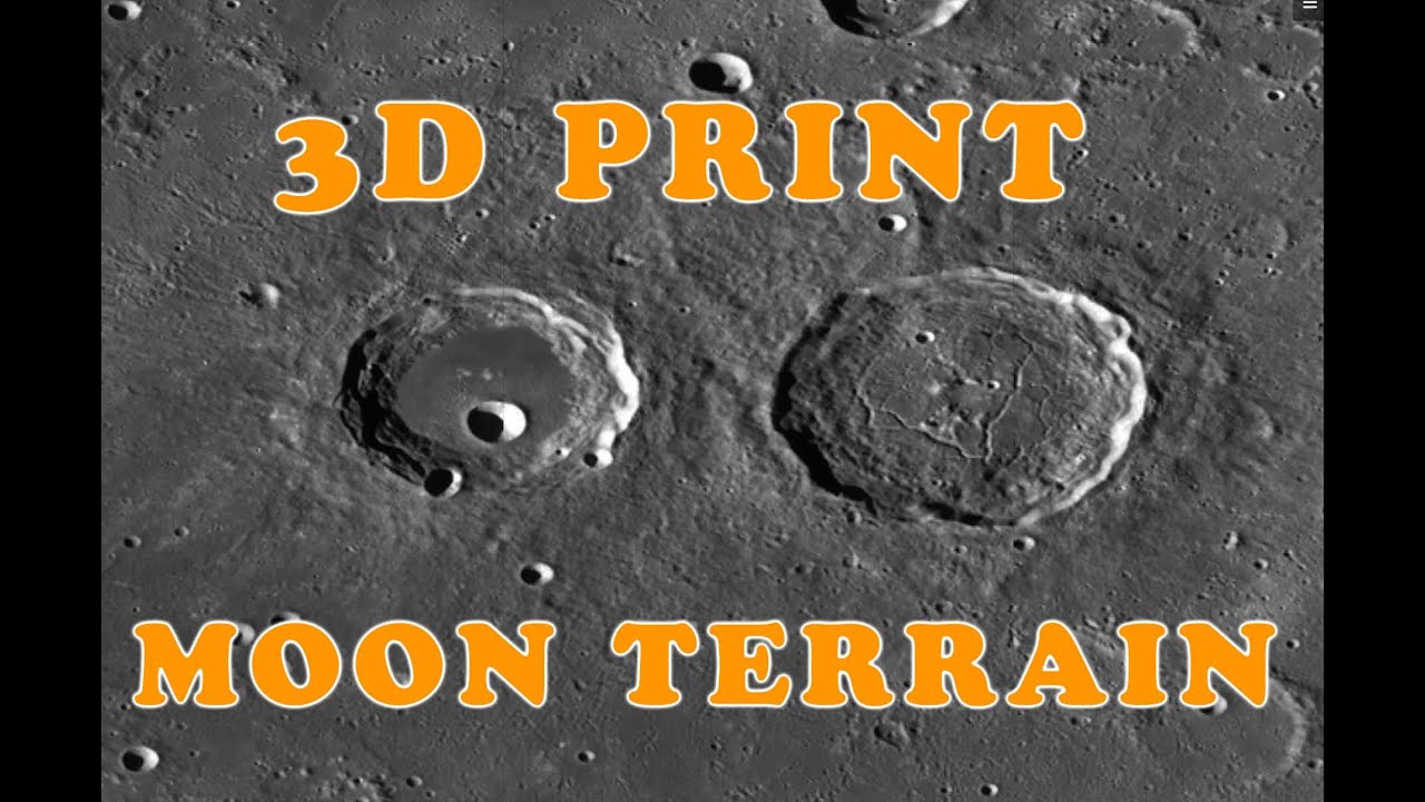 3d printing Moon Surface | 3d print | DIY Print | Ender 3 - YouTube