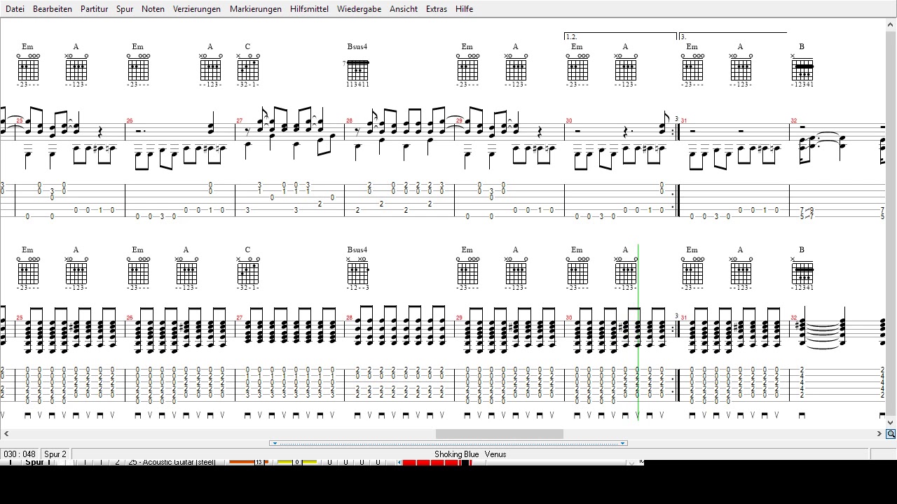 Shooking Blue - Venus - Tabs - YouTube