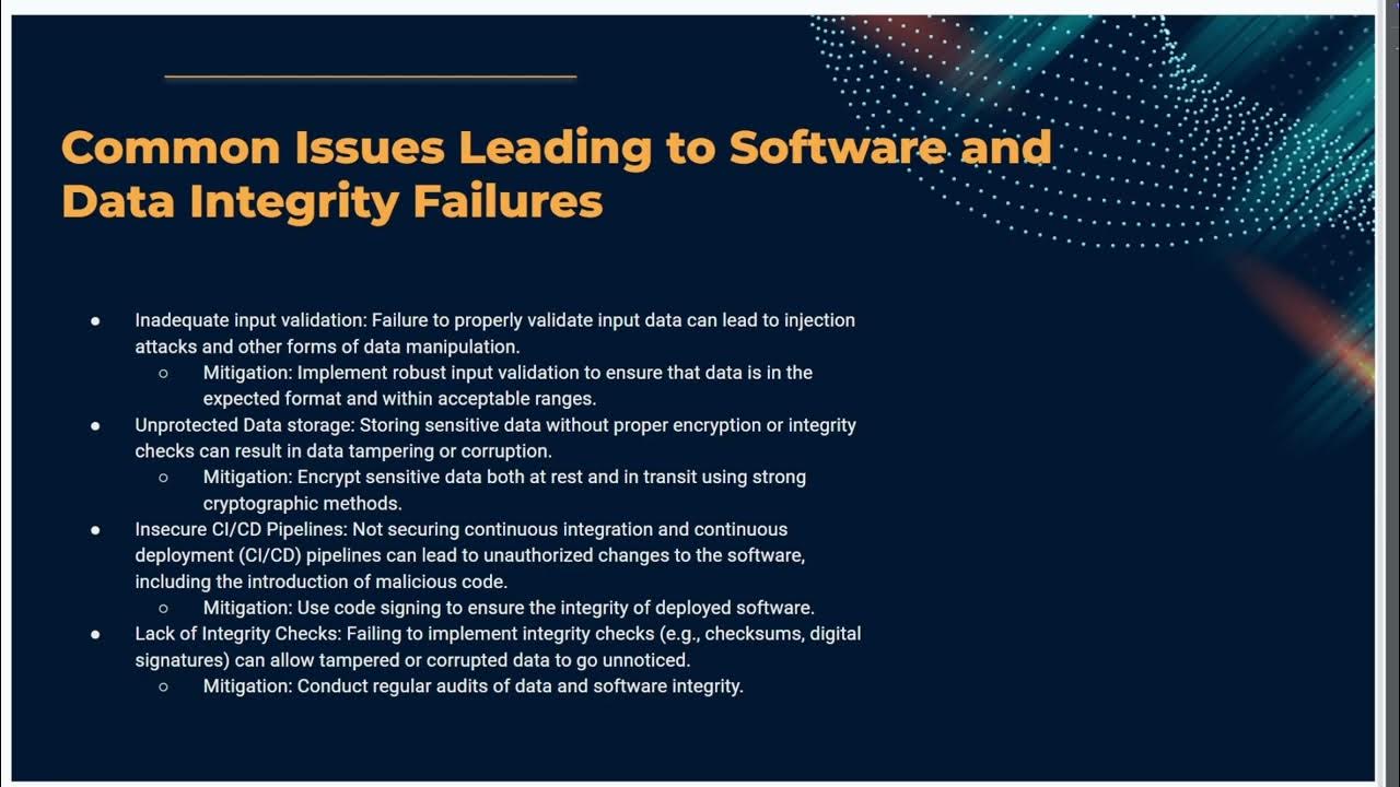Software and Data Integrity Failures | OWASP Top 10 #8 - YouTube