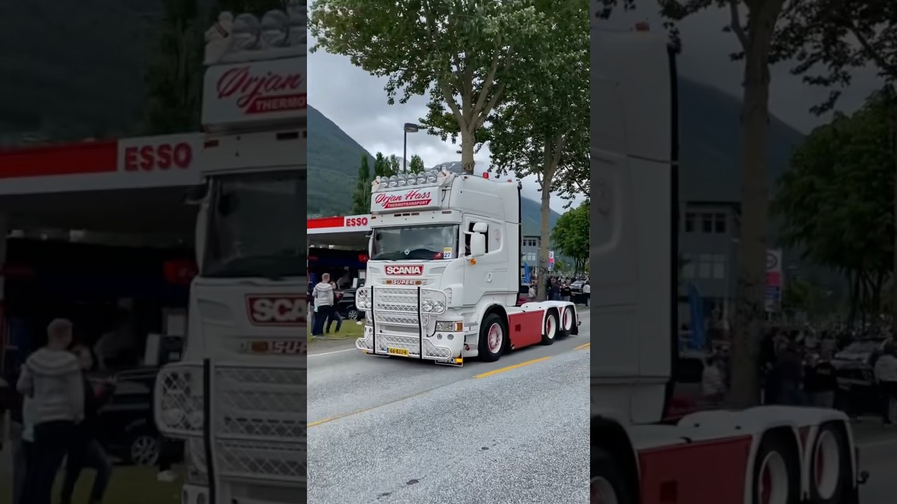 Scania Norwegian style ready for drive full tuning - YouTube