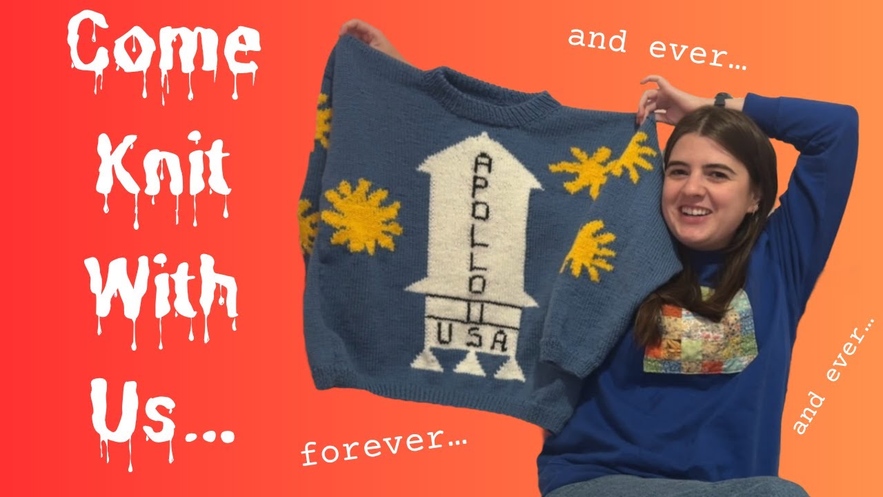 Knitting The Shining Sweater┃Halloween Knitting Vlog - YouTube