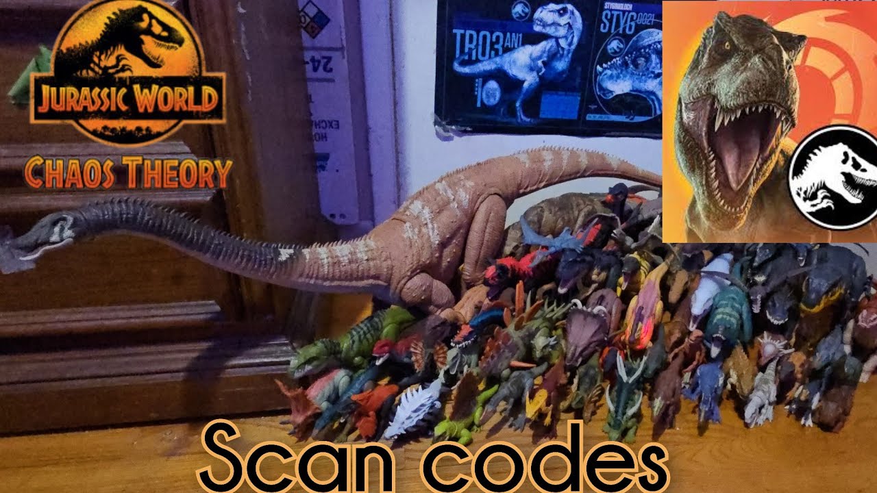 JURASSIC WORLD CHAOS THEORY ALL SCAN CODES - YouTube