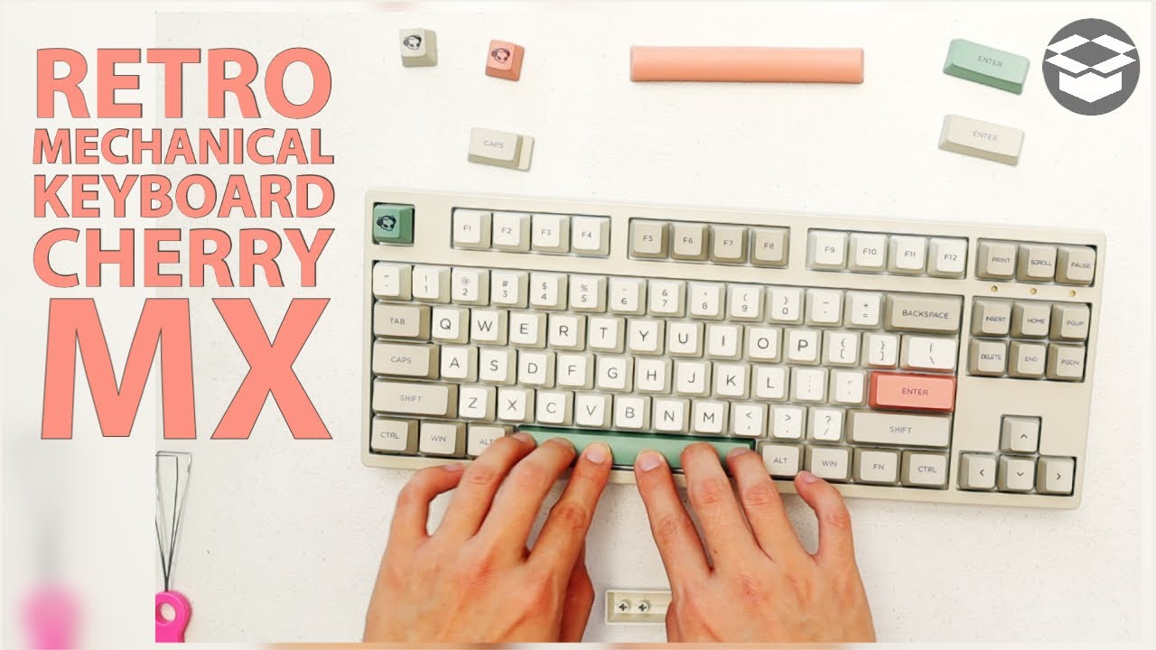 Retro Classic Minimal Style Mechanical Keyboard Cherry Brown Better ...