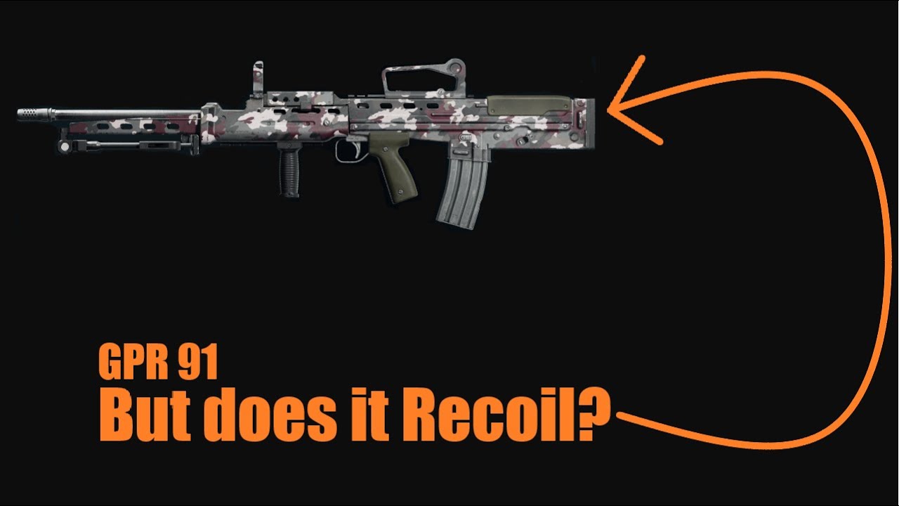 The GPR 91, but does it recoil? - YouTube