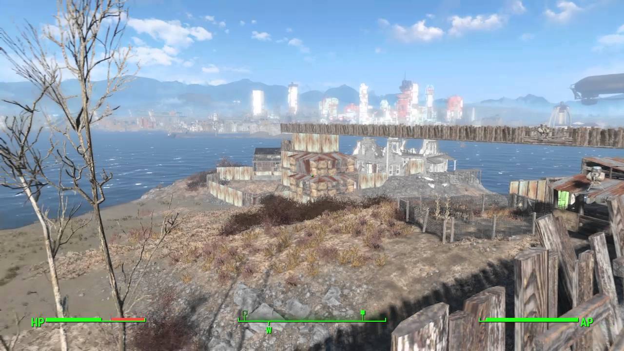 Fallout 4-Spectacle Island base! - YouTube