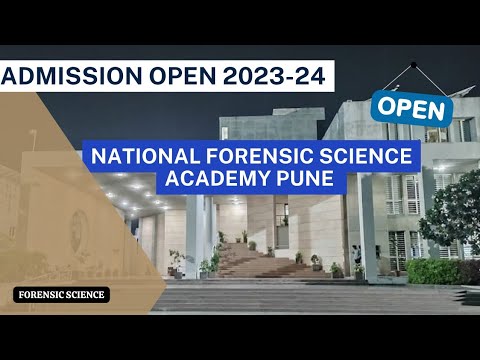 Addmission Open 23-23|| National Forensic Sciences Academy Pune ||PG ...