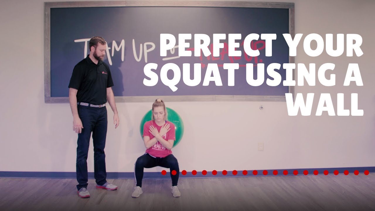 Perfect Your Squat Form With a Wall - YouTube