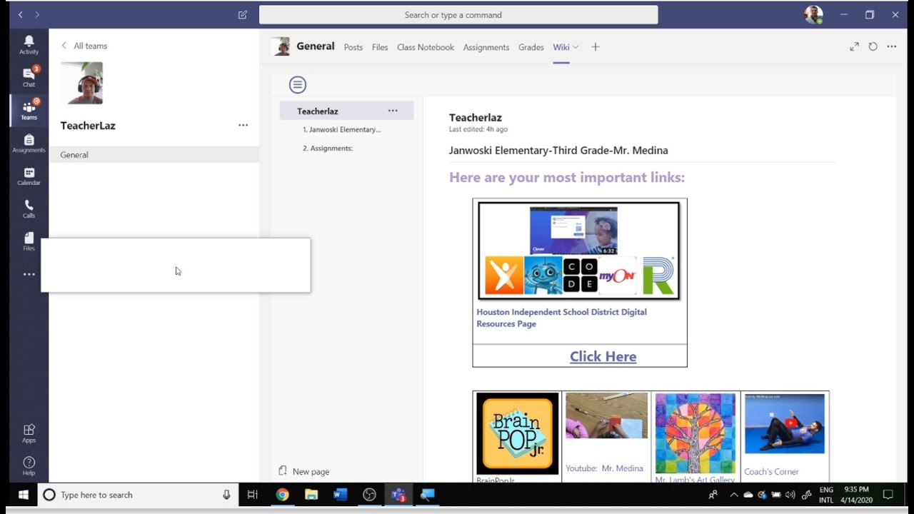 HISD@HOME: How to Access TEAMS - YouTube