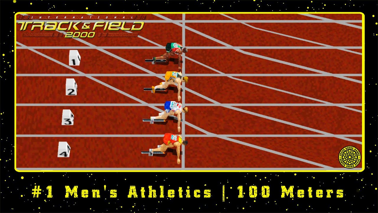 International Track & Field 2000 (PS1) #1 Men's Athletics | 100 Meters ...