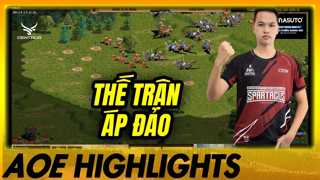 MAP như thiên đường - Chim Sẻ Đi Nắng ÁP ĐẢO CỰC MẠNH | AoE Highlights #aoe - YouTube