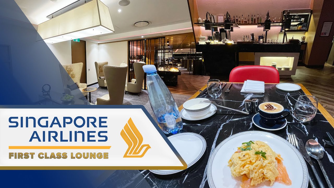 SINGAPORE AIRLINES FIRST CLASS LOUNGE SYDNEY - YouTube