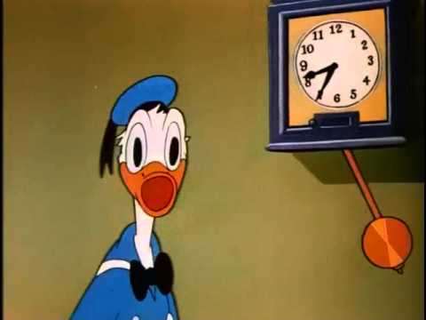 050 Donald Duck The Clock Watcher 1945 - YouTube