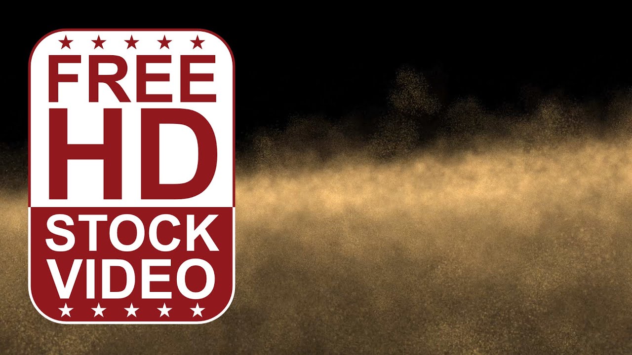 Free Stock Videos – VFX sandstorm on black background 3D animation ...