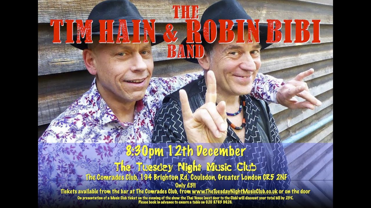 The Robin Bibi & Tim Hain Band The Tuesday Night Music Club 12 12 2017 ...