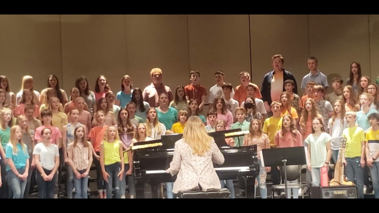 Solon Middle School choir concert 5.17.22 welcome to wonderland - YouTube