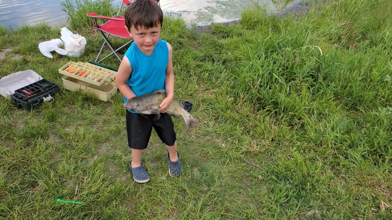 Throwback Thursday,except he kept this one. Christopher catching his ...