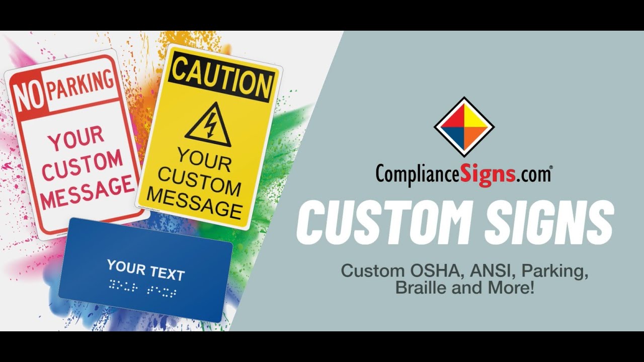 Build Your Own Custom Safety Signs and Labels with ComplianceSigns.com ...