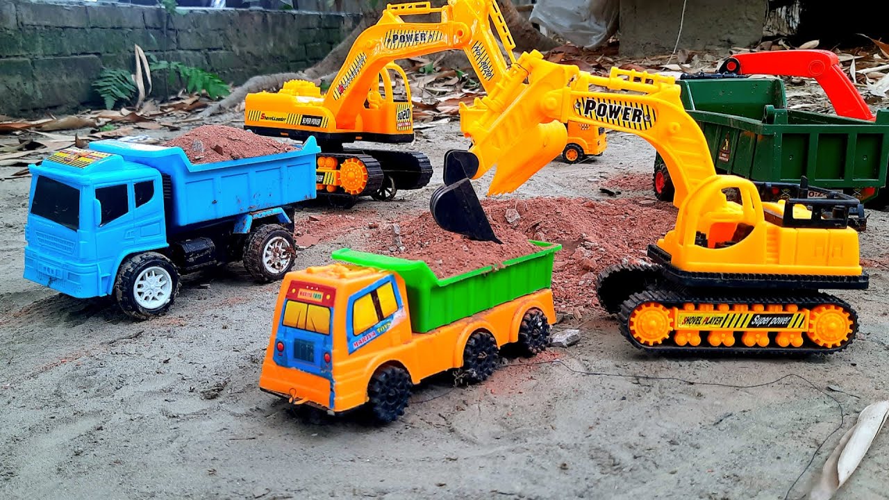 jcb video, dumper, gadi gadi, gari cartoon, kiran gadi, Mixer Truck ...