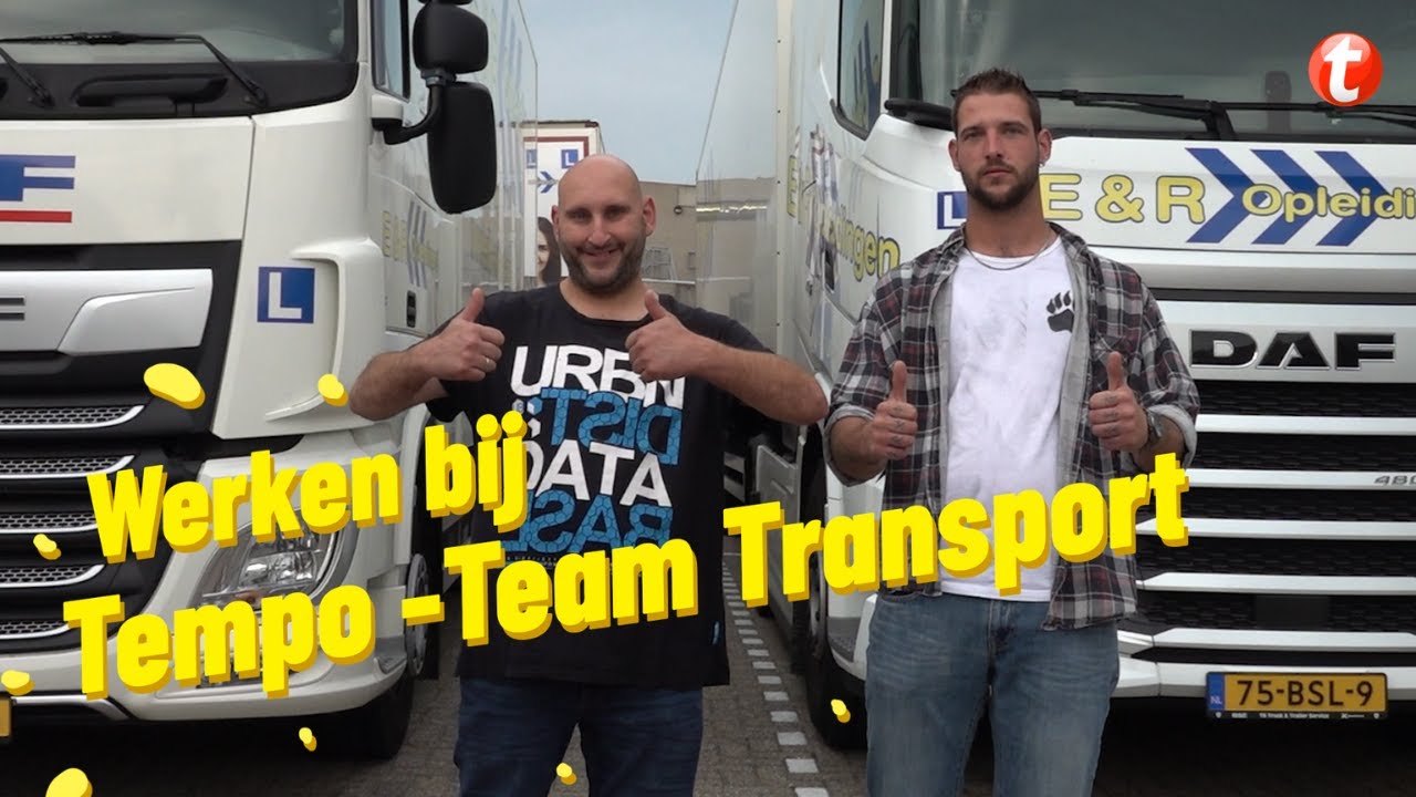 Werken als vrachtwagenchauffeur | Transport | Tempo-Team - YouTube