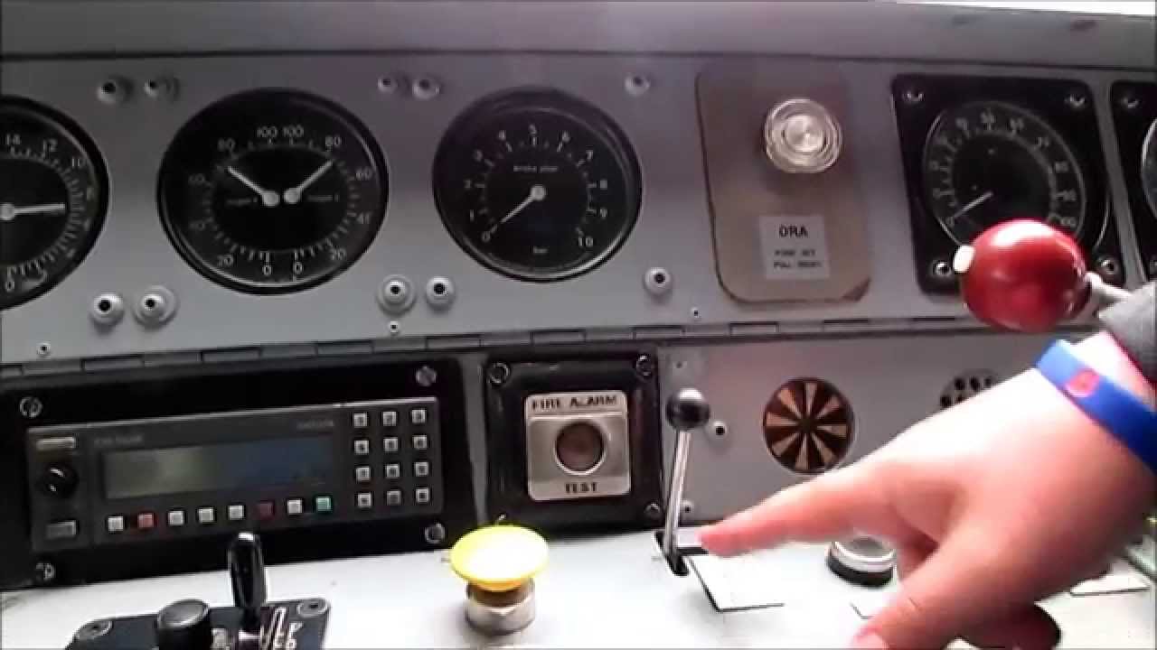 In The Cab of Class 57, 57309 at Stockport Railshow (With Thrash and 1 ...