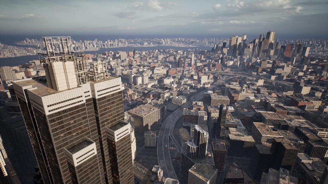 The Matrix Awakens: City Fly Through - YouTube