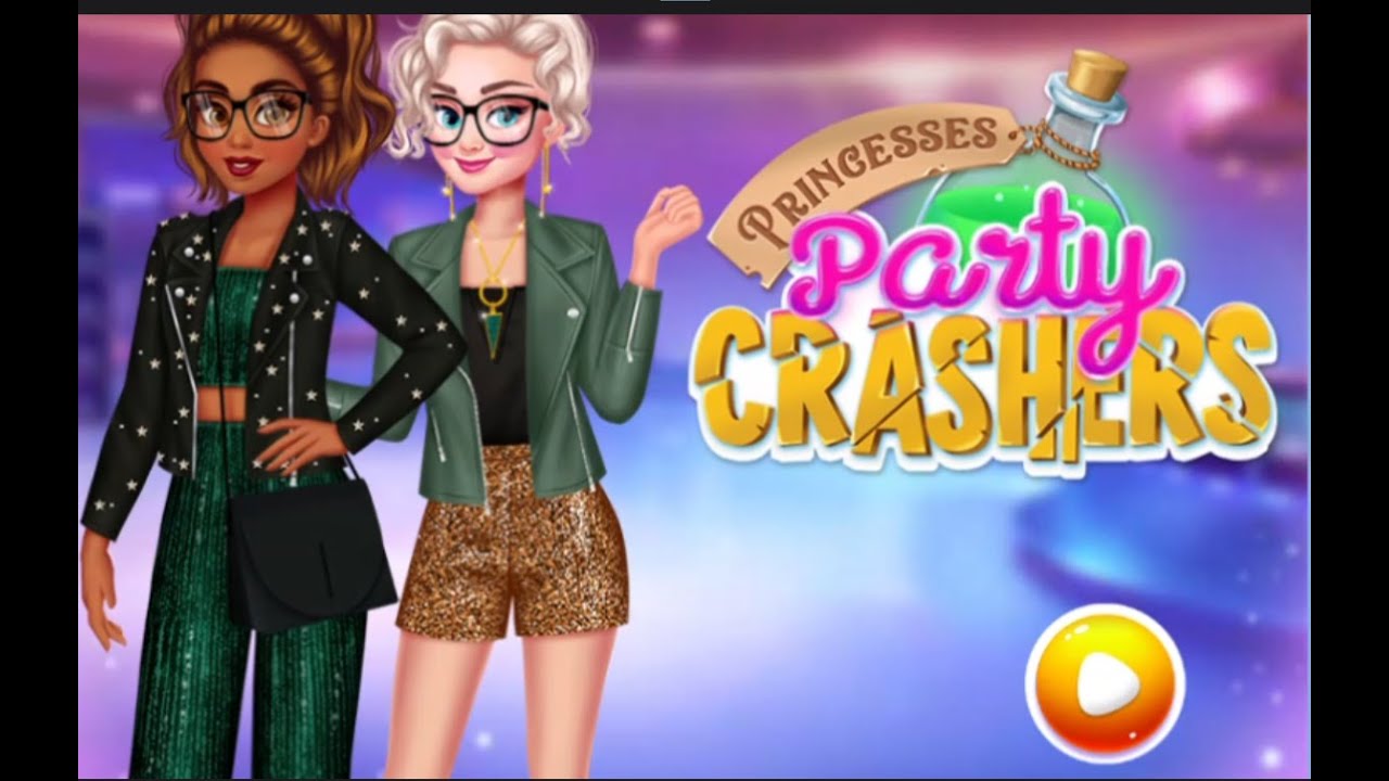 princesses party crashers - YouTube