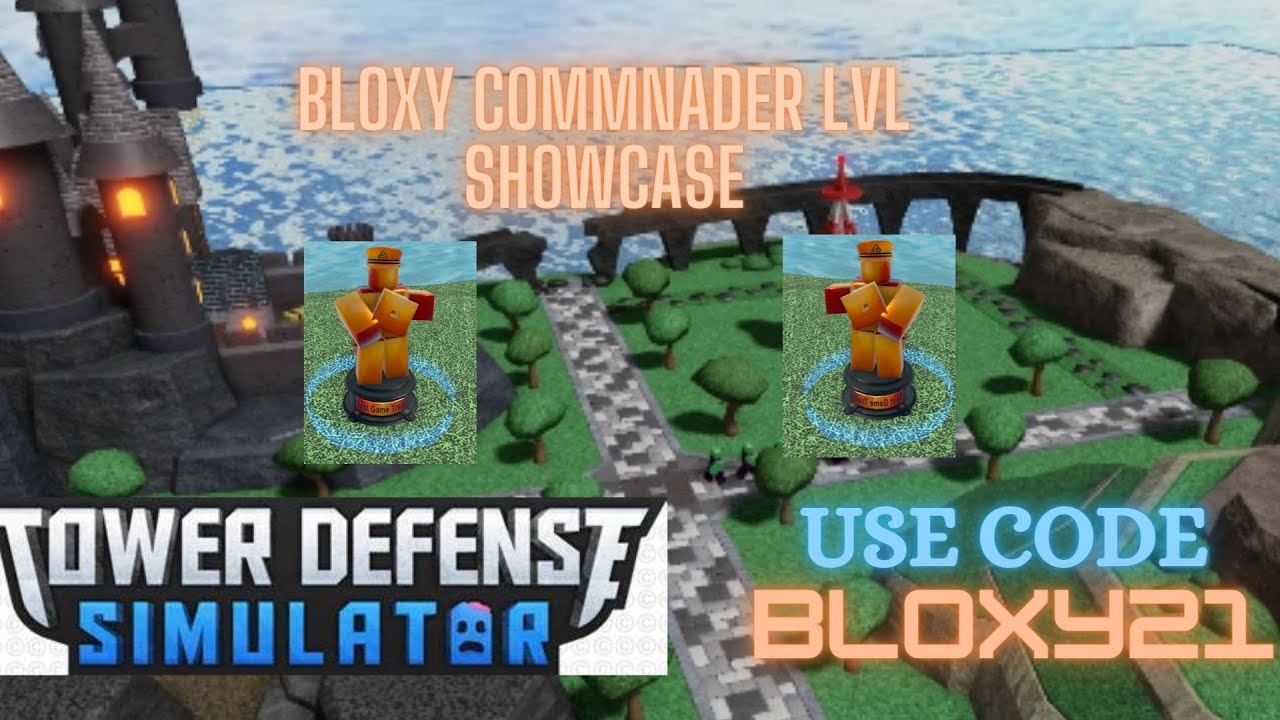 Bloxy Commander Level Skin Showcase (Roblox Tower Defense Simulator ...