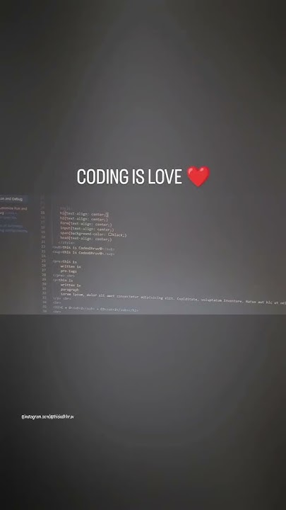Coding is Love ️| Programming |#coding #hacker #pc #video #viral #youtubeshorts #shorts # ...