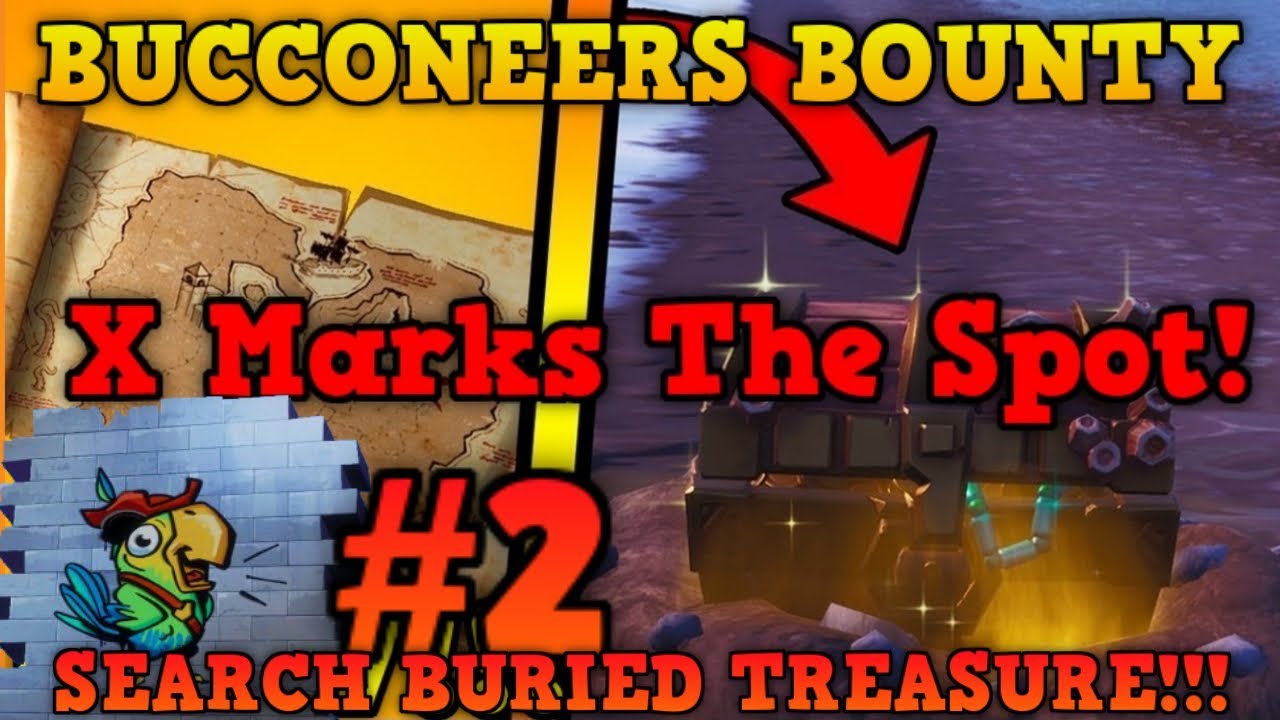 Fortnite: Search Buried Treasure!!! - Buccaneers Bounty Challenges #2 ...