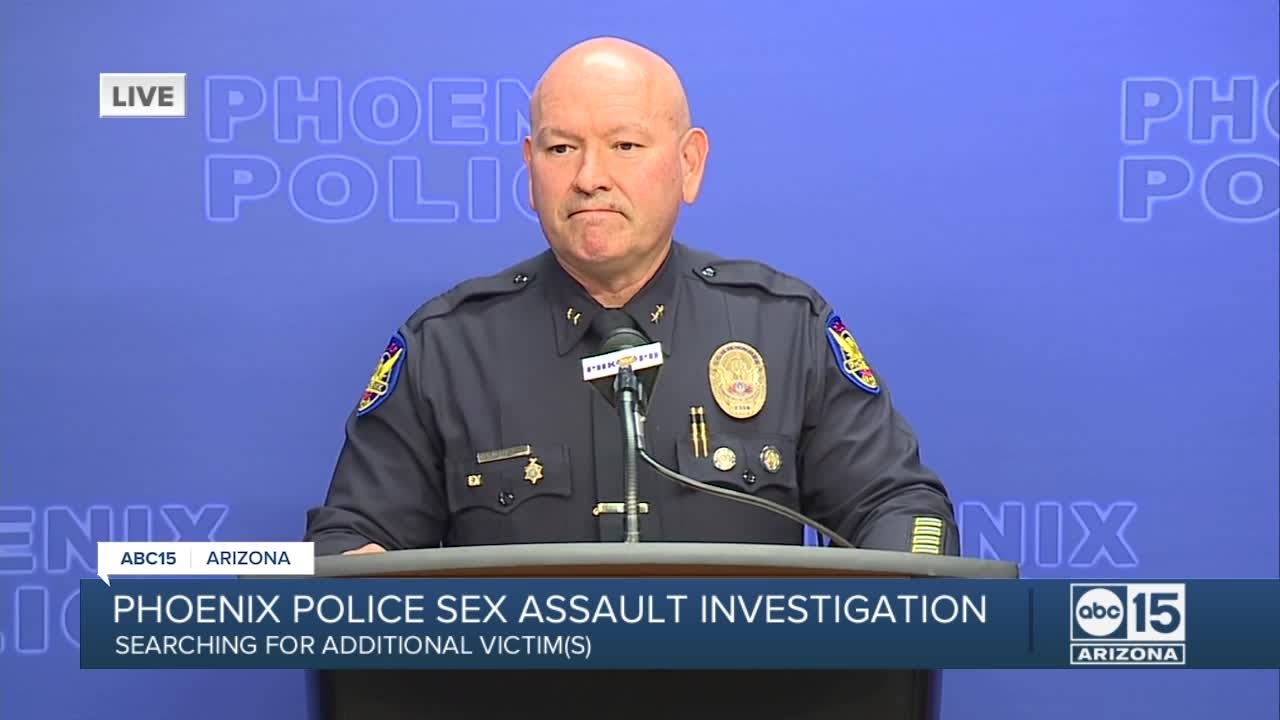 Phoenix police discuss sex assault case, searching for seventh victim ...