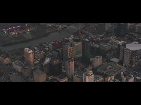 Nashville Aerial Orbit at Sunset - Shot on RED Scarlet-W