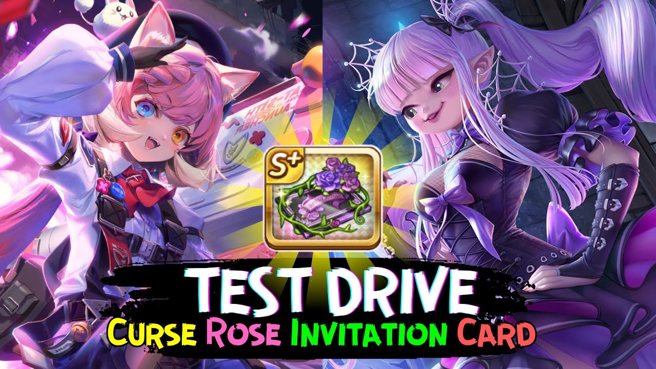 TEST DRIVE CURSE ROSE INVITATION CARD ️ LINE Let's Get Rich - YouTube