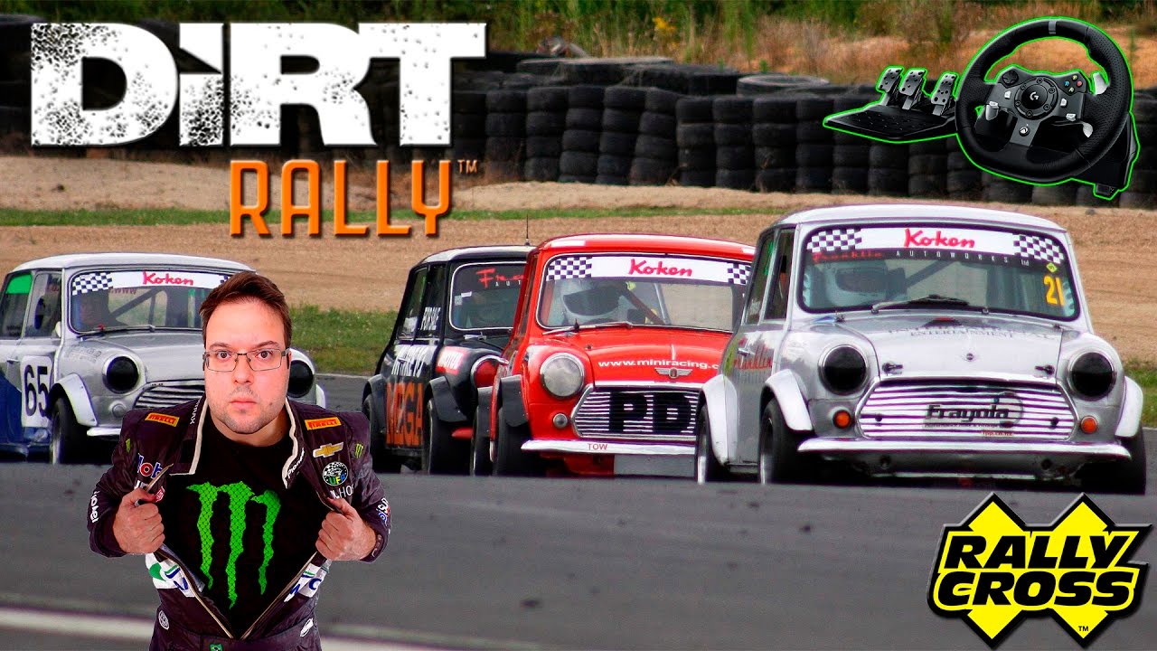 Dirt Rally Mini Cooper no RallyCross - Primeiras impressões!! - YouTube
